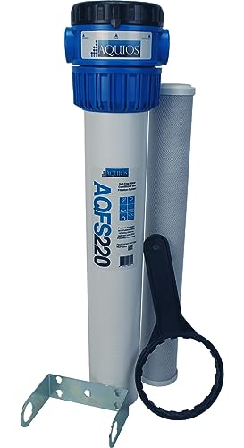 Aquios® AQFS220 Whole House Salt Free Water Softener and Filter System - New Model - For Homes Under 2000 Square Feet