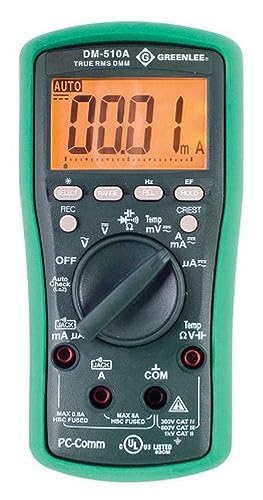 Greenlee DM-510A True RMS Professional Plant Digital Multimeter