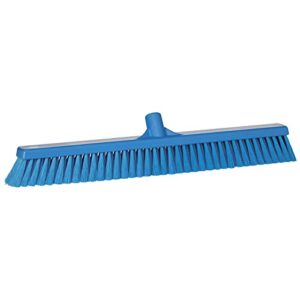 Vikan, Blue Broom,Push,Soft,24",PP/PBT, 3199