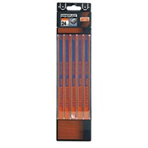 SnapOn 3906-300-24-5P Bahco 12-Inch Sand Flex Bi Metal Hand Hacksaw Blade, 5-Pack