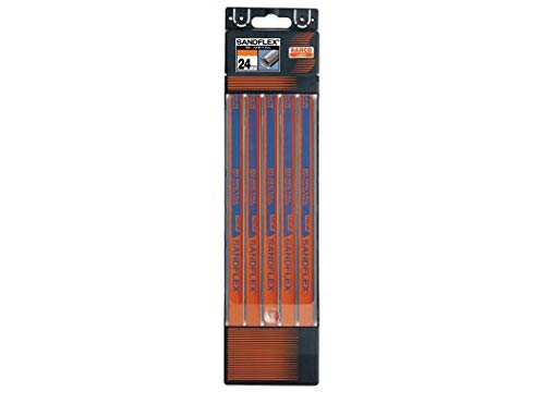 SnapOn 3906-300-24-5P Bahco 12-Inch Sand Flex Bi Metal Hand Hacksaw Blade, 5-Pack