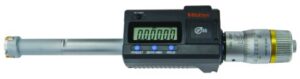 mitutoyo 468-263 digimatic holtest lcd inside micrometer, three-point, 0.425-0.5"/10.795-12.7mm range, 0.00005" graduation, +/-0.0001" accuracy