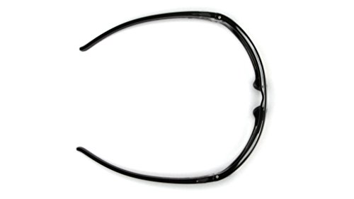 Pyramex Safety-SB5610D Goliath Safety Eyewear, Black Frame, Clear Lens