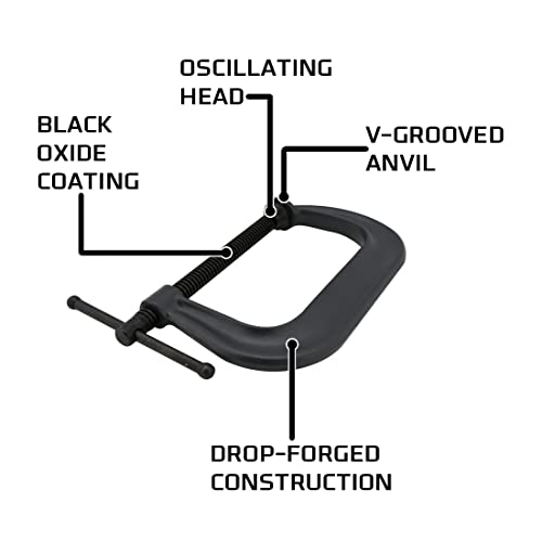 Wilton H406 Columbian C-Clamp, 6” Jaw Opening, 3-5/8" Throat (20304)