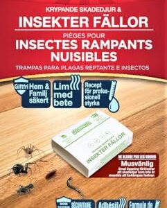 Catchmaster Spider & Insect Glue Trap - 4 Professional Strength Traps per Package