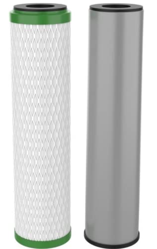 Pentair Pentek P-250 Water Filter Set, 10-Inch Replacement Cartridge Set for Use in the US-1500 Under Sink Drinking Water System, 10" x 2.5", 0.5 Micron, Compatible with many Culligan and GE systems