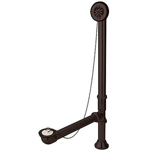 Kingston Brass CC2095 Brass Claw Foot Bath Drain, Oil Rubbed Bronze,27"