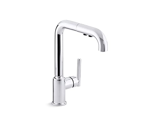 KOHLER 7505-CP Purist Kitchen Sink Faucet, One Size, Polished Chrome