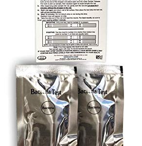 Industrial Test Systems 487999 Quick™15- Minute Bacteria in Water Test Strip Kit – Results in 15-Minutes for Coliform and Non-Coliform Bacteria (Includes E. coli)