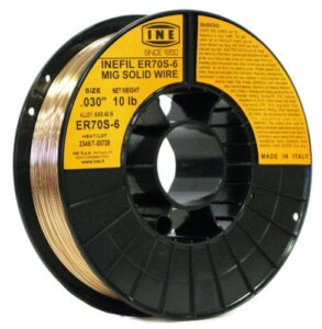 inefil er70s-6 .030-inch on 10-pound spool carbon steel mig solid welding wire