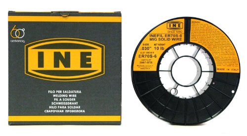 INEFIL ER70S-6 .030-Inch on 10-Pound Spool Carbon Steel Mig Solid Welding Wire