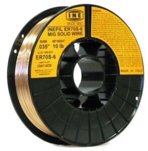 inefil er70s-6 .035-inch on 10-pound spool carbon steel mig solid welding wire