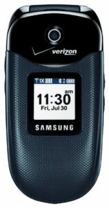 samsung gusto, black (verizon wireless)