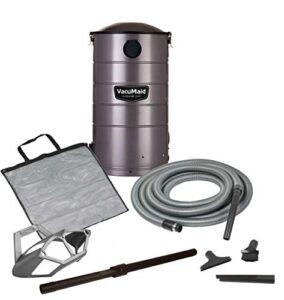 vacumaid gv50 wall mounted garage and car vacuum with 50 ft hose and tools