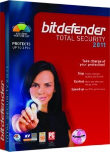 bitdefender total security 2011 - 3 pc/1 year