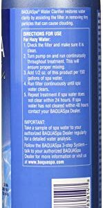 Baqua Spa 83814 Water Clarifier Spa and Hot Tub Cleanser, 16 oz