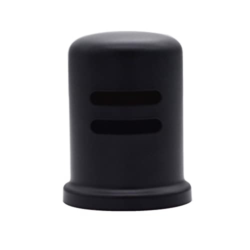 Westbrass D201-1-62 1-5/8" cap diameter 2-1/4 cap height Solid Brass Air Gap Cap Only, Skirted, 1-Pack, Matte Black