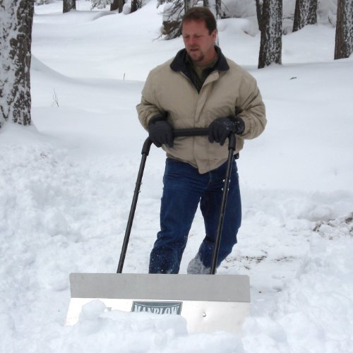 Manplow PRO24 24-Inch Deep Snow Pusher