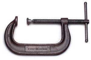 6" deep throat ged steel c-clamp - load 6,900 lbs.