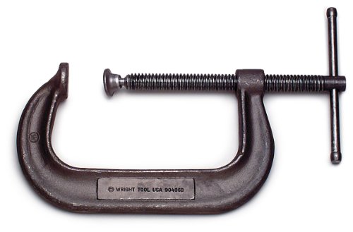 6" Deep Throat ged Steel C-Clamp - Load 6,900 lbs.