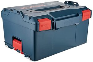 bosch l-boxx-3 10 in. x 14 in. x 17.5 in. stackable tool storage case,blue