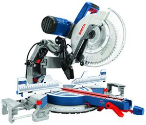 bosch gcm12sd 15 amp 12 inch corded dual-bevel sliding glide miter saw with 60 tooth saw blade