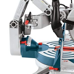 BOSCH GCM12SD 15 Amp 12 Inch Corded Dual-Bevel Sliding Glide Miter Saw with 60 Tooth Saw Blade