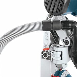 BOSCH GCM12SD 15 Amp 12 Inch Corded Dual-Bevel Sliding Glide Miter Saw with 60 Tooth Saw Blade