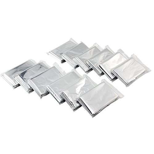 Emergency Mylar Blankets - 84" X 52"(4 Pack)