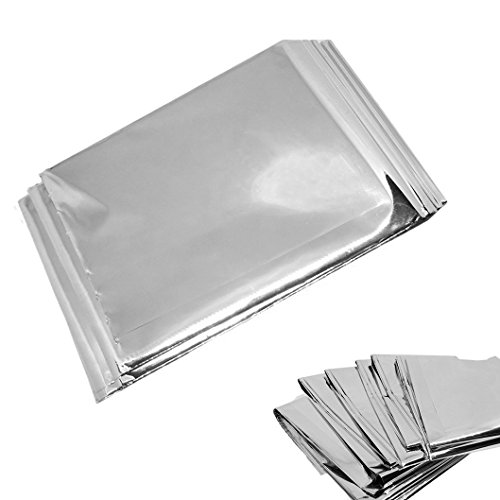 Emergency Mylar Blankets - 84" X 52"(4 Pack)