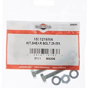 Murray 1501216MA Shear Bolt Kit for Snow Throwers