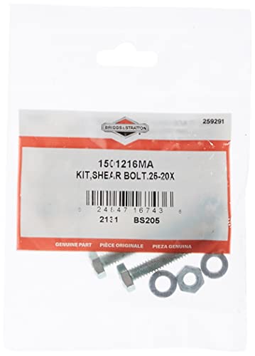 Murray 1501216MA Shear Bolt Kit for Snow Throwers