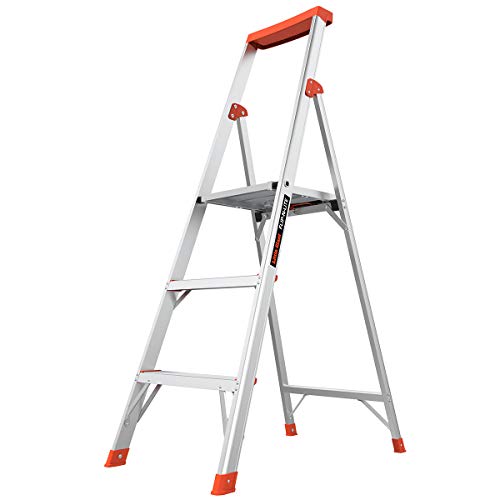 Little Giant Ladder Systems Flip-N-Lite, 5-Foot, Stepladder, Aluminum, Type 1A, 300 lbs Rated (15273-001)