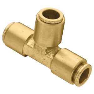 orbit underground 92120l brass slip-lok tee, 3/8-inch