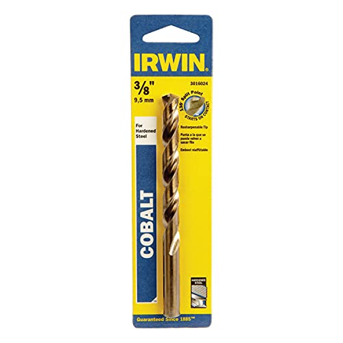 Irwin 3016024 3/8" X 5" Cobalt Drill Bit