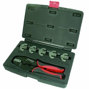 astro pneumatic tool 9477 7-piece professional quick interchangeable ratchet crimping tool set