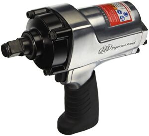 ingersoll rand 259g edge series 3/4" drive air impact wrench, 1050 ft lbs max reverse torque, variable speed trigger, 6 vane motor, forward/reverse power regulator, handle exhaust, black silver