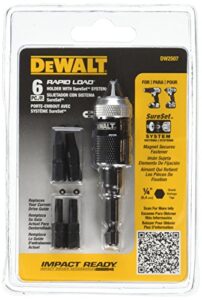 dewalt dw2507 compact rapid load set, 6-piece