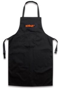 hobart 770686 black cotton welding apron