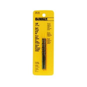 dewalt 1/8" split pt drill bit (2 pk)