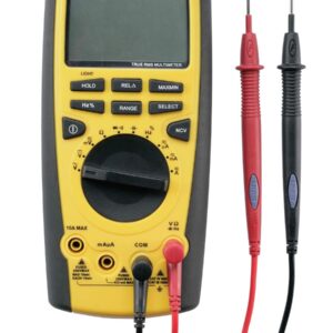 Sperry Instruments DM6650T True RMS Digital Multimeter, 10 Function, 750/1000V AC/DC, 10A Current, Continuity, 10 Auto Range