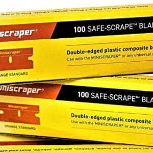 Plastic Razor Scraper Blades Double Edged (1 Pack)