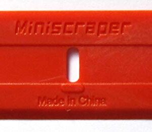 Plastic Razor Scraper Blades Double Edged (1 Pack)