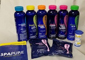 spapure complete chlorine spa care kit