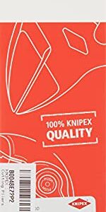 KNIPEX Tools - Carpenters' End Cutting Pliers (5001210),Grips Plastic Coated, Red,210 millimeters