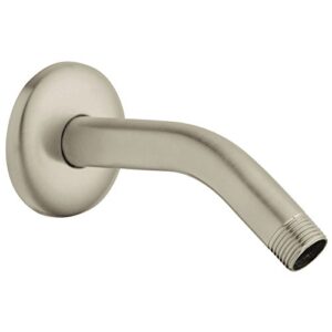 grohe 27414en0 relaxa 5-inch fixed shower arm, brushed nickel infinity finish