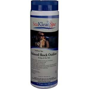 seaklear spa balanced shock oxidizer for spas & hot tubs, 2 lb