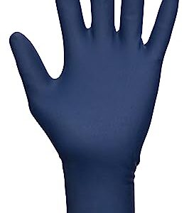 Thickster Powder-Free Exam Grade Latex Disposable Gloves. Size Medium. Blue, 14 mil Thickness, 12" Length. Fully Textured for Superior Grip. Single Use. Pack of 50. (6602-20)