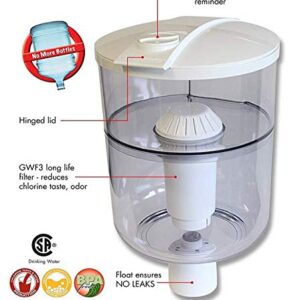 Vitapur GWF8 Water Filtration System For Top-load Water Dispensers , White