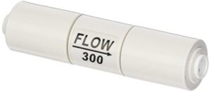 abundant flow water 50il 50 gpd flow restrictor 1/4" quick connect, 420 ml, white